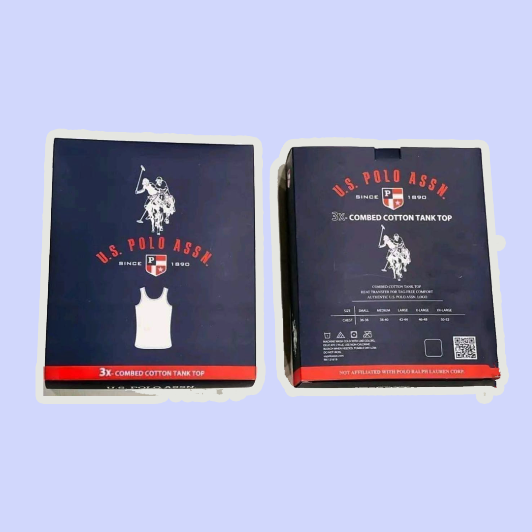 R-e-e-b-o-k Export-leftover Man Vest (PACK OF 3) - FitX Outfits